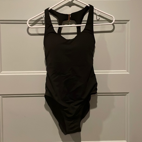 Andis Swim Nwt Andi Catalina One Piece Swimsuit Xs Flat Black